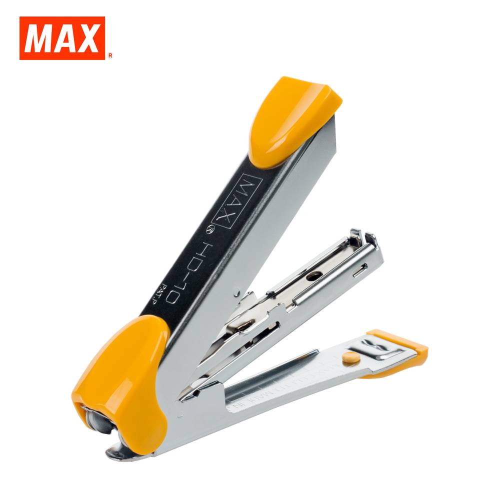 Max Stapler HD-10K - Royal Yellow Office Stapler for Quality and Efficiency