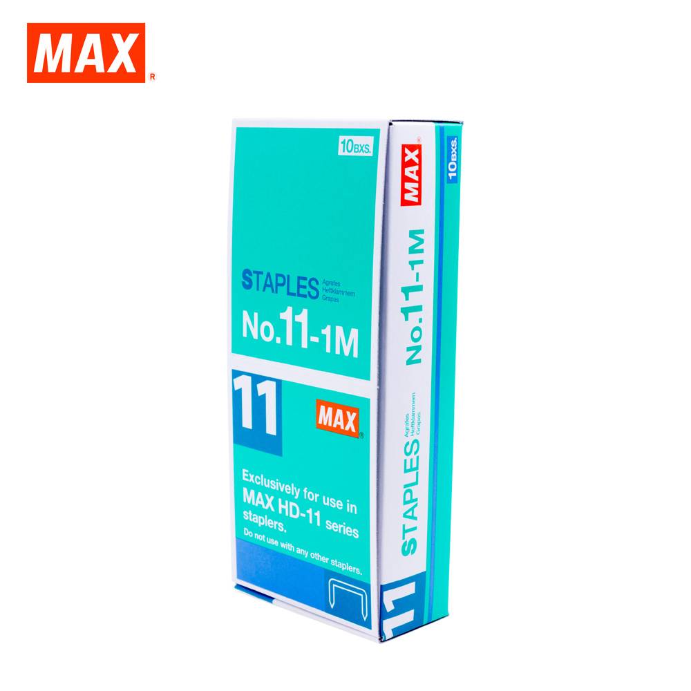 MAX No.11-1M Staples (Stapler Bullet) (10BOXES)
