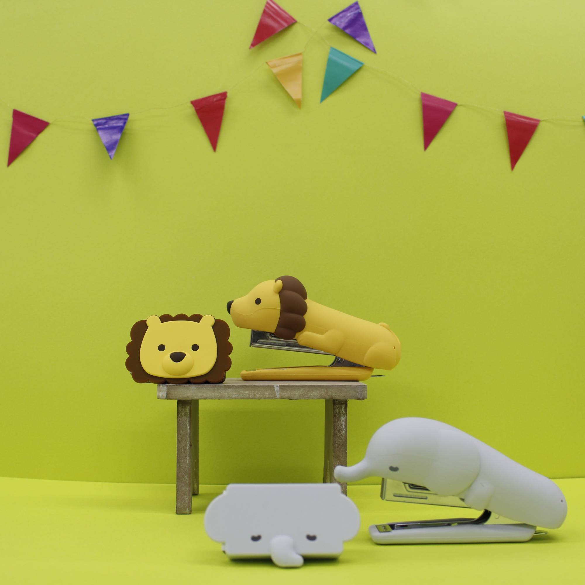 Max Limited Edition Silicone Animal Stapler HD-10NXS (Lion)