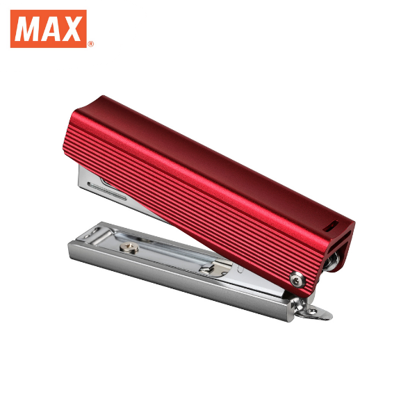 Max Special Edition All Metal Aluminium Stapler (Red)