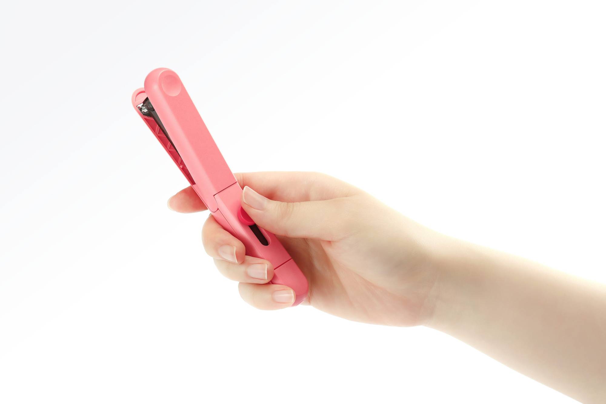 Max Stapler HD-10SK Mobile Stapler in Pink - Reliable Office Staplers