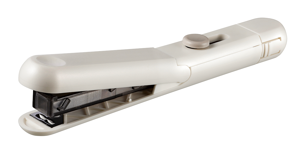 Max Stapler HD-10SK Mobile Stapler in White - Premium Office Staplers