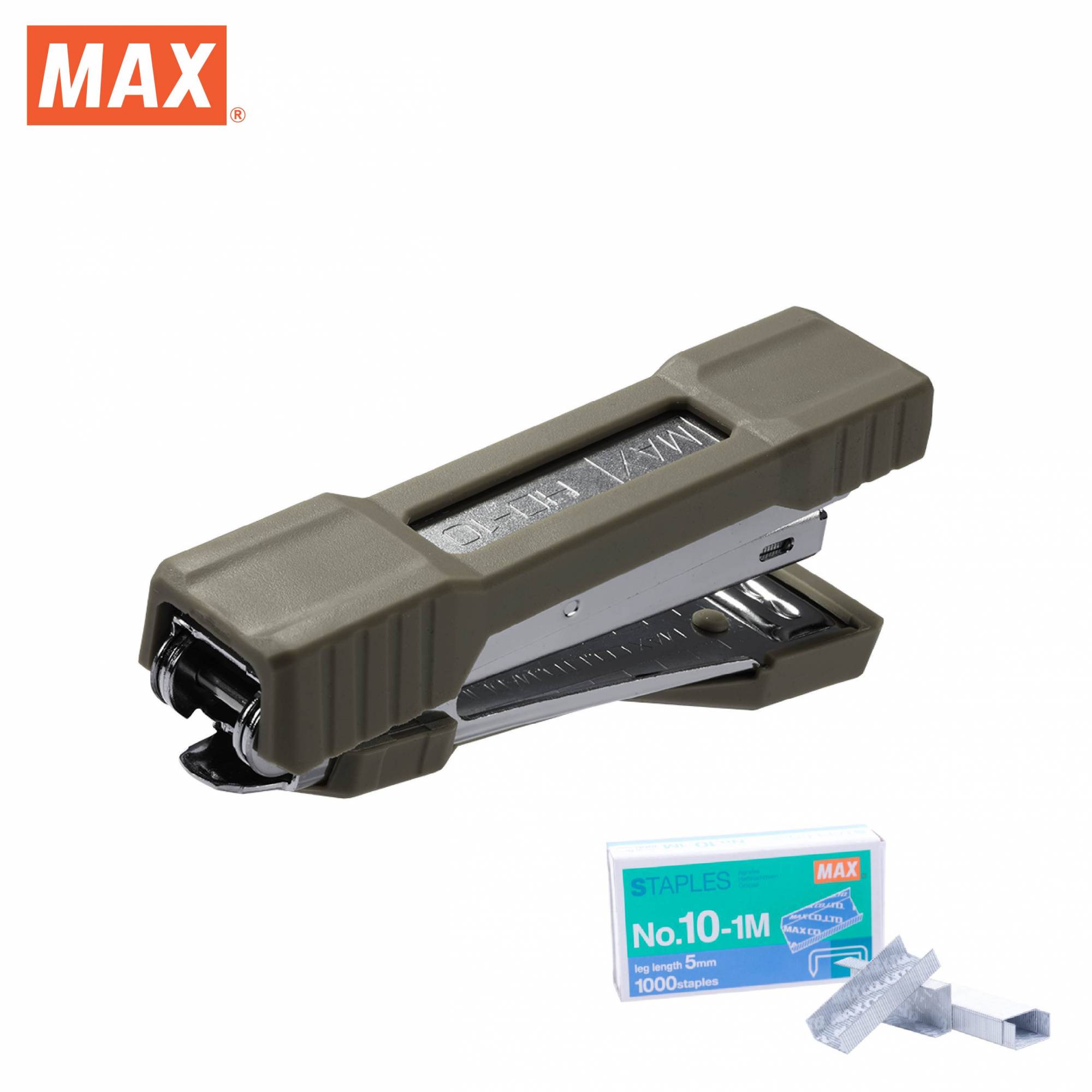 Max Stapler HD-10GK - Beige Office Stapler for Quality and Style
