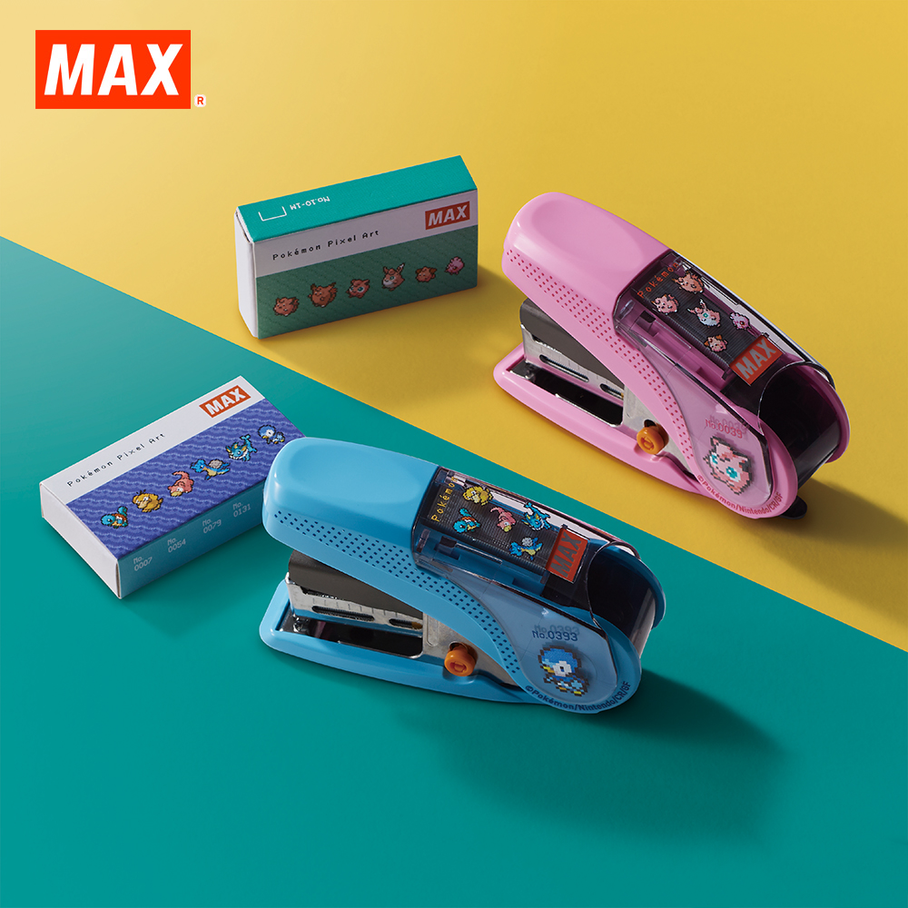 MAX STAPLER HD-10NLCK Pokemon Limited Edition (Assorted Colours)