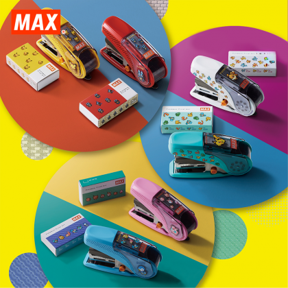 MAX STAPLER HD-10NLCK Pokemon Limited Edition (Assorted Colours)